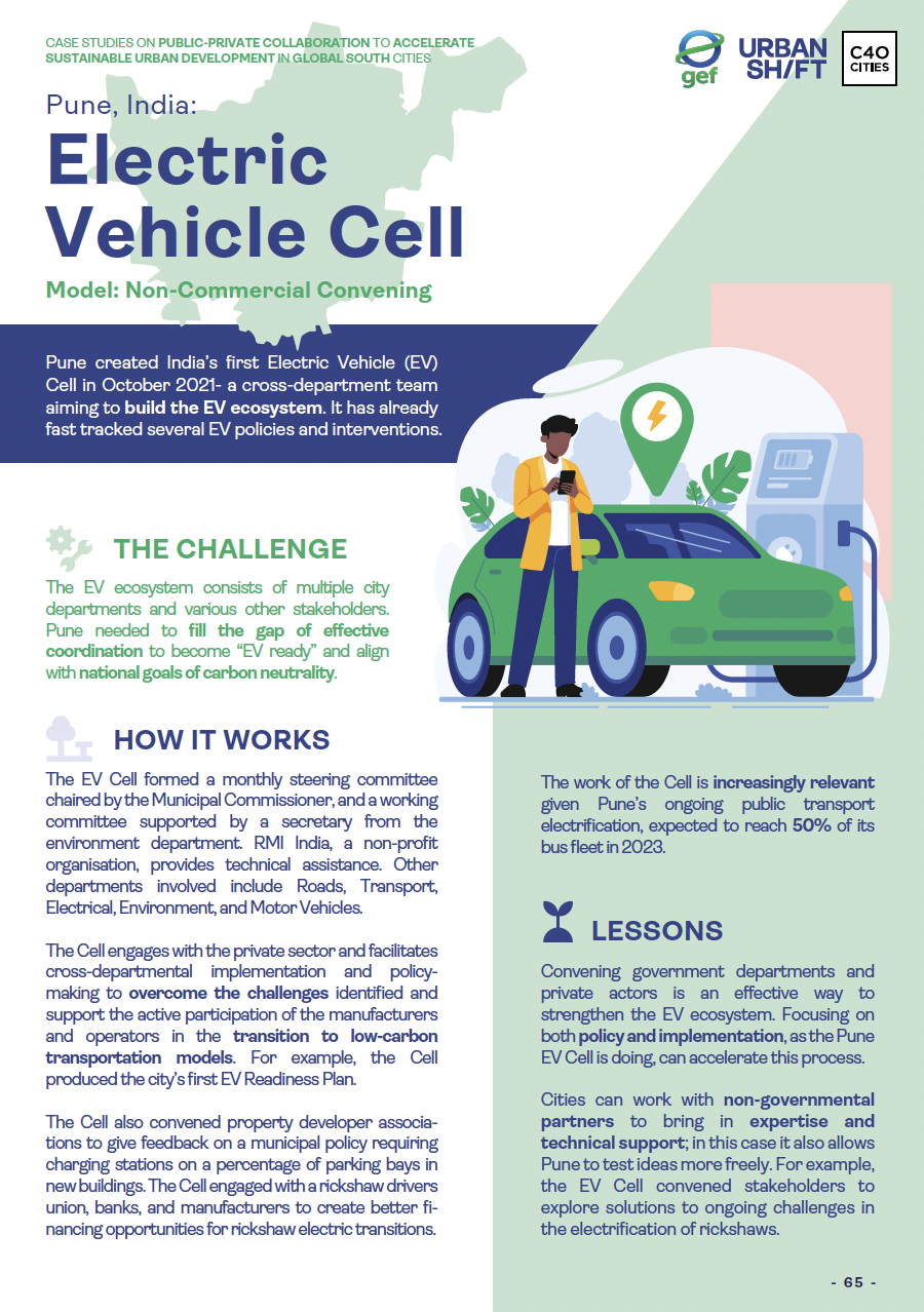 Pune, India: Electric Vehicle Cell | UrbanShift