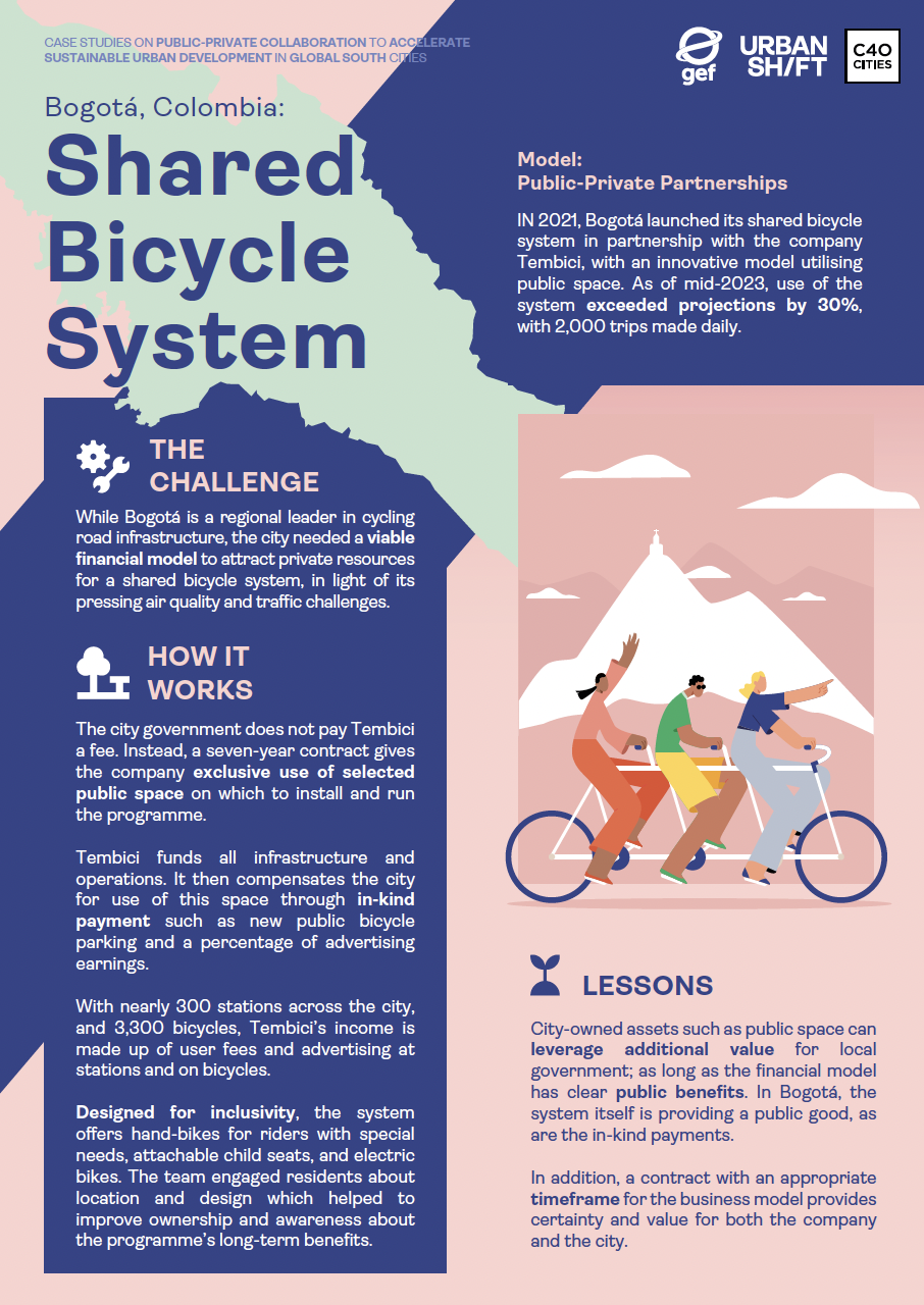 Bogota, Colombia: Shared Bicycle System | UrbanShift
