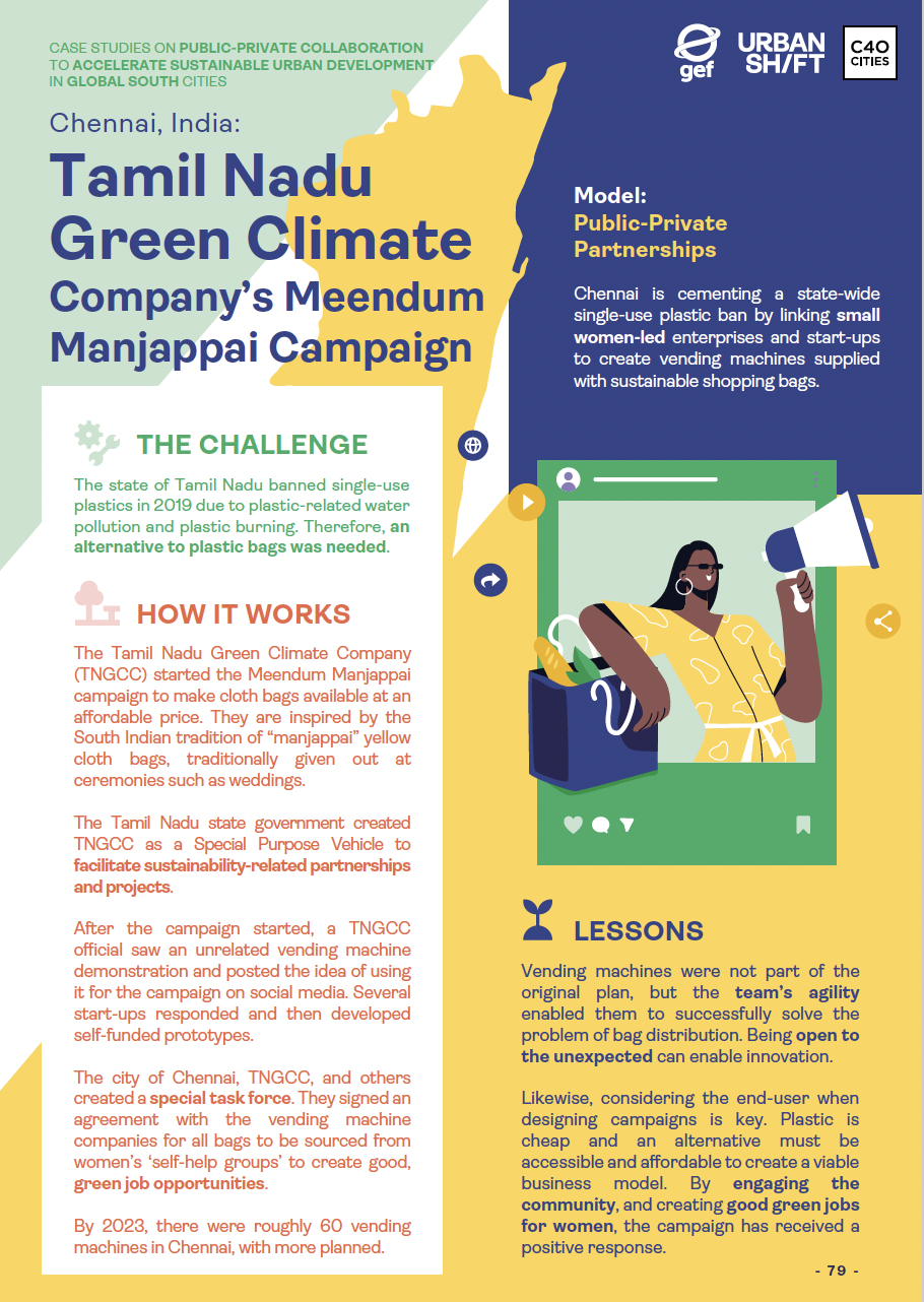 Chennai, India: Tamil Nadu Green Climate Company’s Meendum Manjappai ...